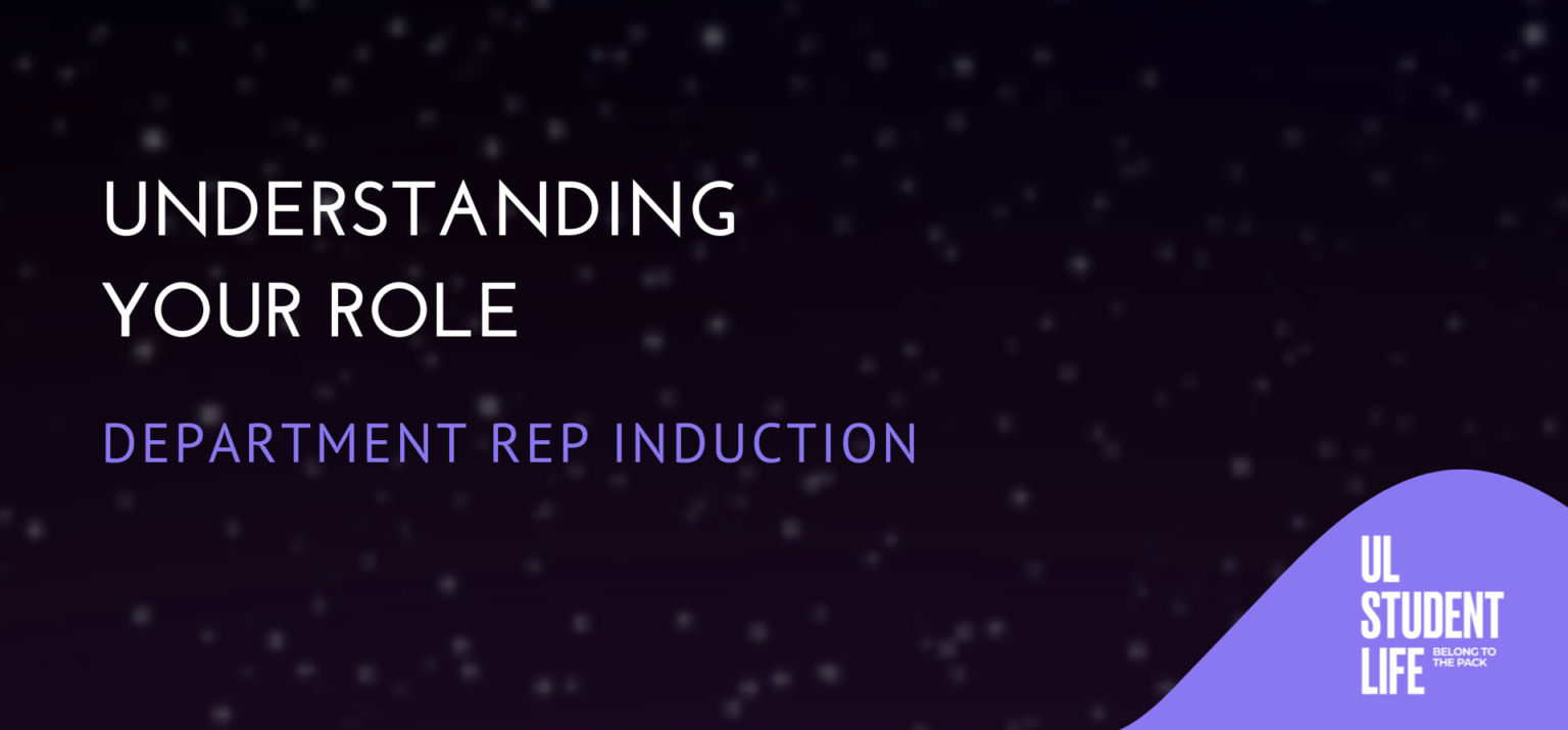 Understanding your Role Department Rep – Leaders for Life