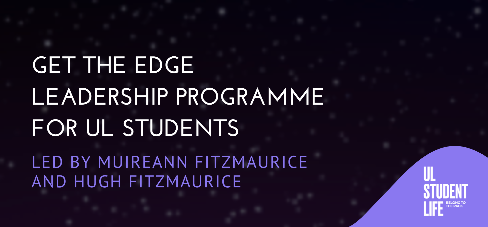 Get the Edge Leadership Programme – Leaders for Life
